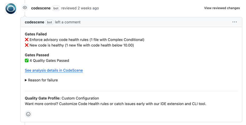 Automated Code Health Reviews - Reduce Technical Debt