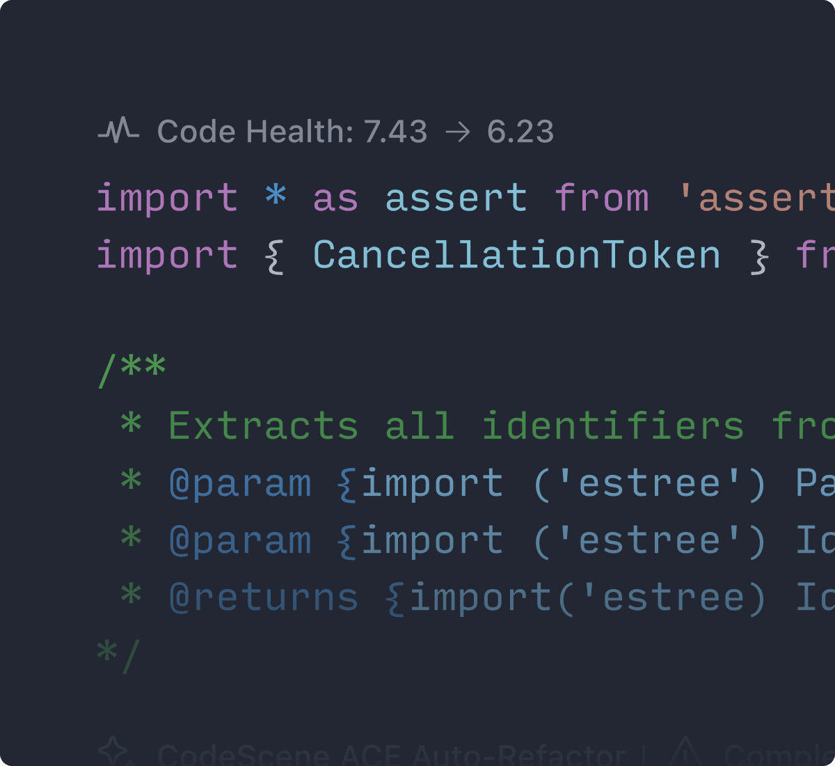 Fix Tech Debt inside Visual Studio | CodeScene IDE Extension