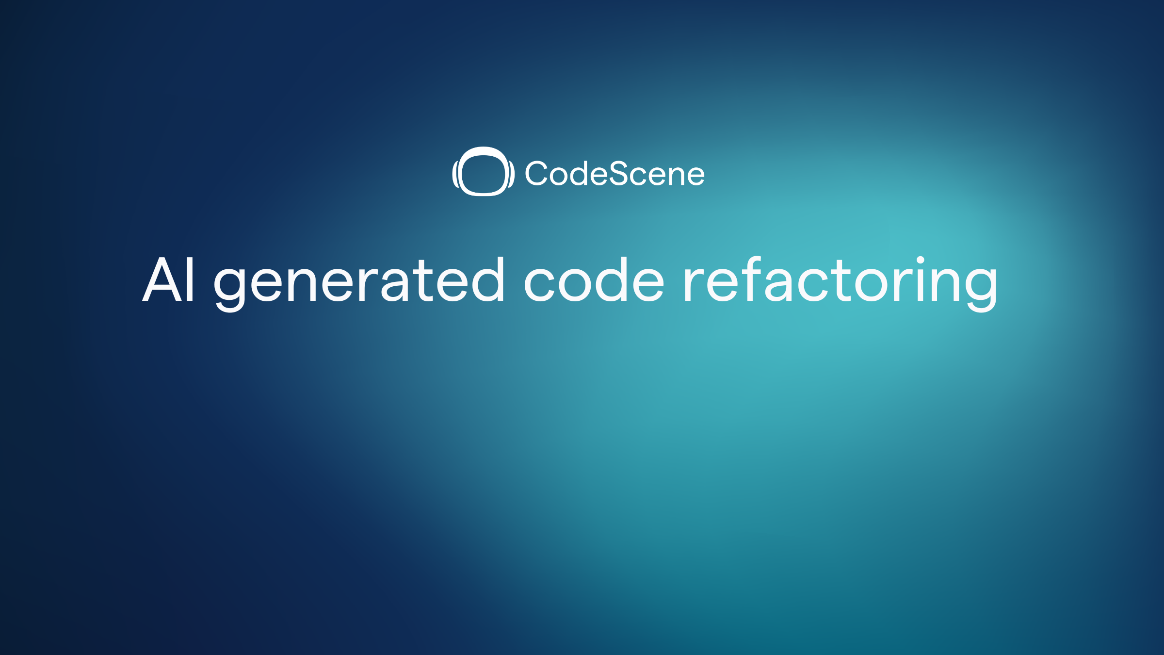 AI Coding Assistant | AI Generated Code Refactoring | CodeScene